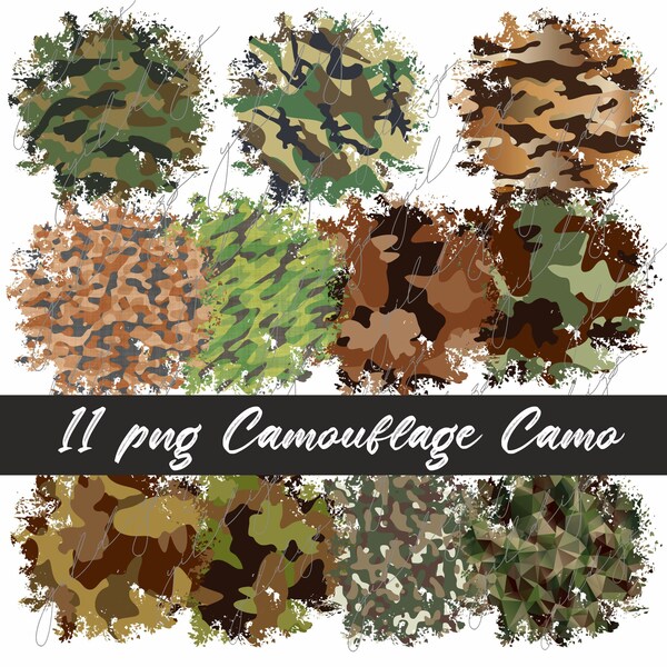 Camouflage Background - Etsy
