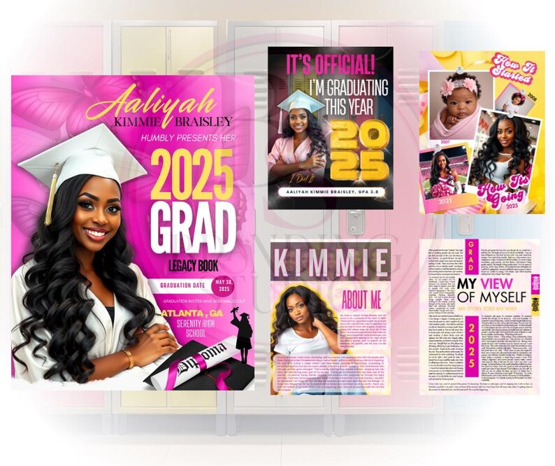 Custom 2025 Graduation Booklet Design: Senior Keepsake - Etsy