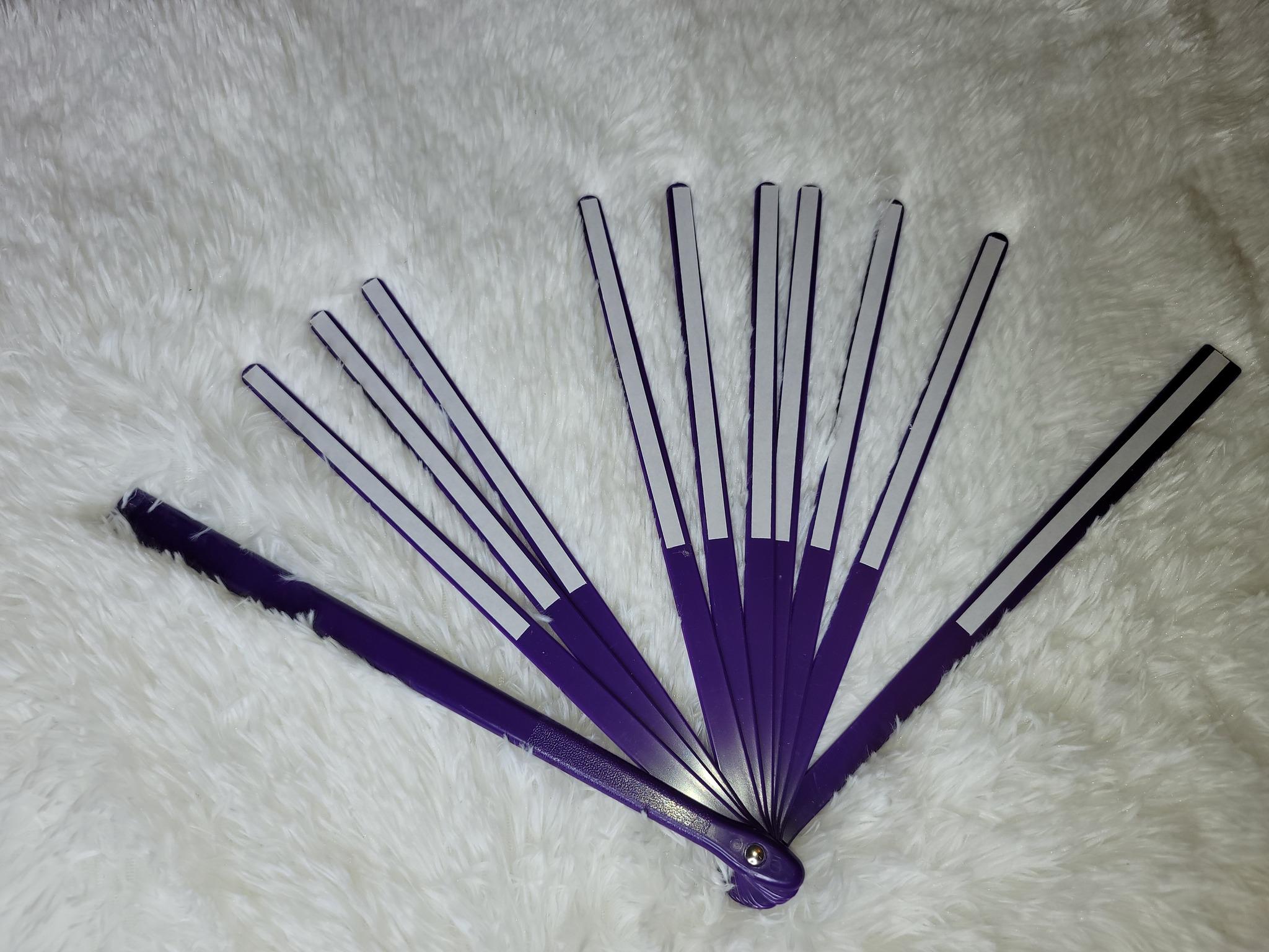 Colored Ribs Clack Fan Blanks, Unassembled 13in Sublimation Kit - Etsy