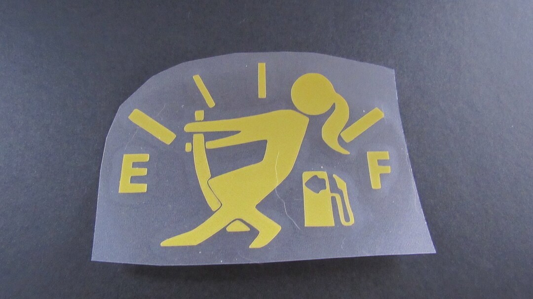Empty Tank Girl Decal, Permanent Vinyl, Window Decal, Car Decal - Etsy