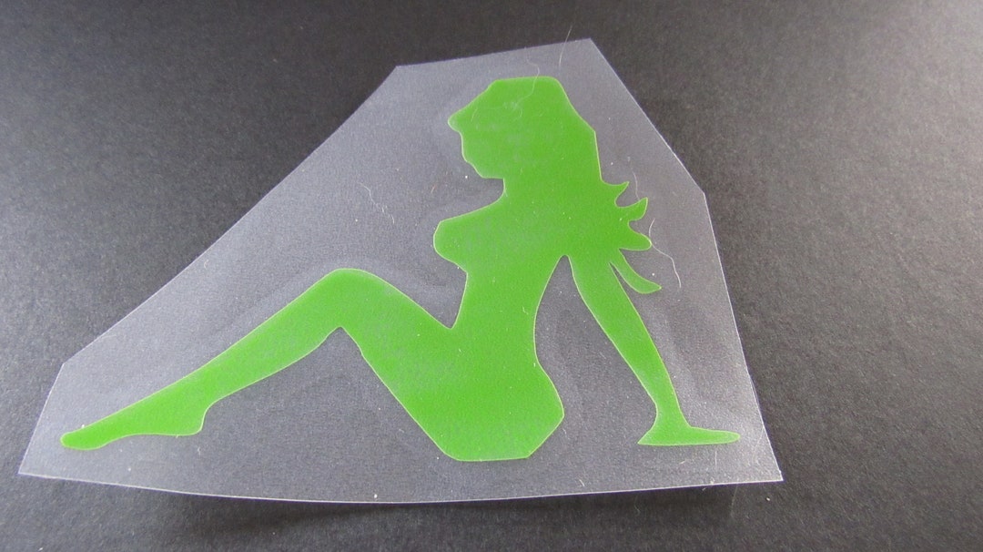 Sexy Lady Decal Permanent Vinyl Window Decal Car Decal Etsy