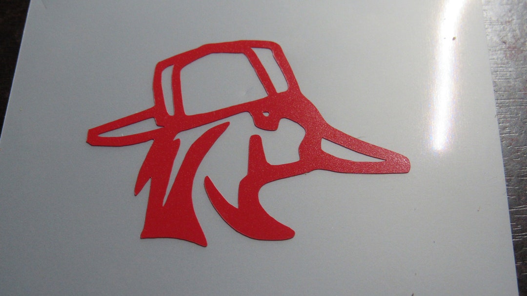 Backwards Hat Wood Duck Decal, Permanent Vinyl, Window Decal, Car Decal ...