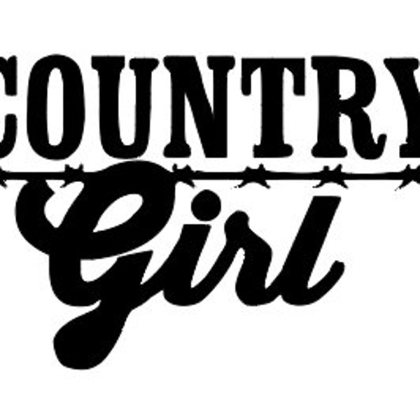 Country Girl Decal - Etsy