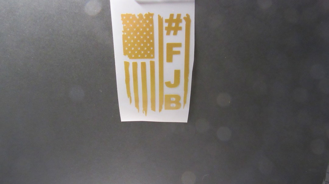 FJB Flag Decal, Permanent Vinyl, Window Decal, Car Decal - Etsy