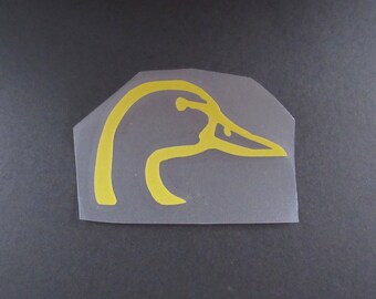 Duck Head Duck Vinyl Decal - Etsy