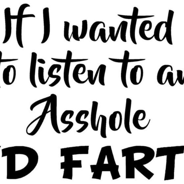 Asshole Fart Humor Etsy