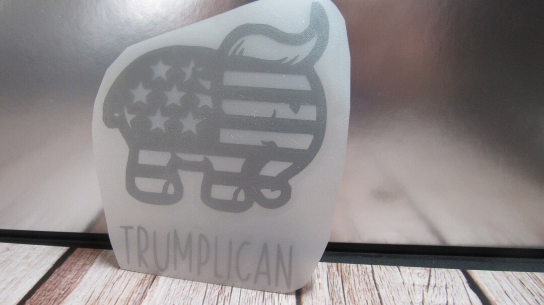 Trumplican Decal, Permanent Vinyl, Window Decal, Car Decal - Etsy