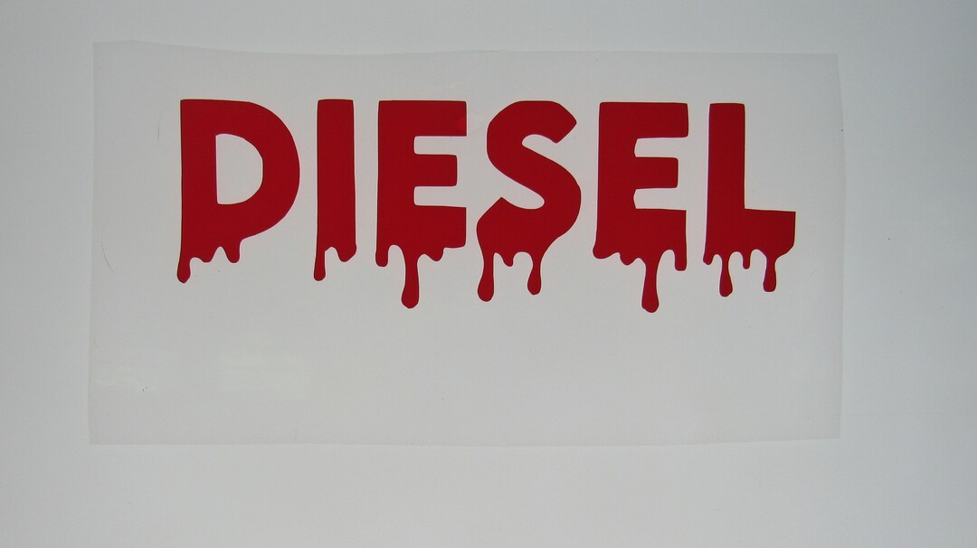 Dripping Diesel Decal, Permanent Vinyl, Window Decal, Car Decal - Etsy