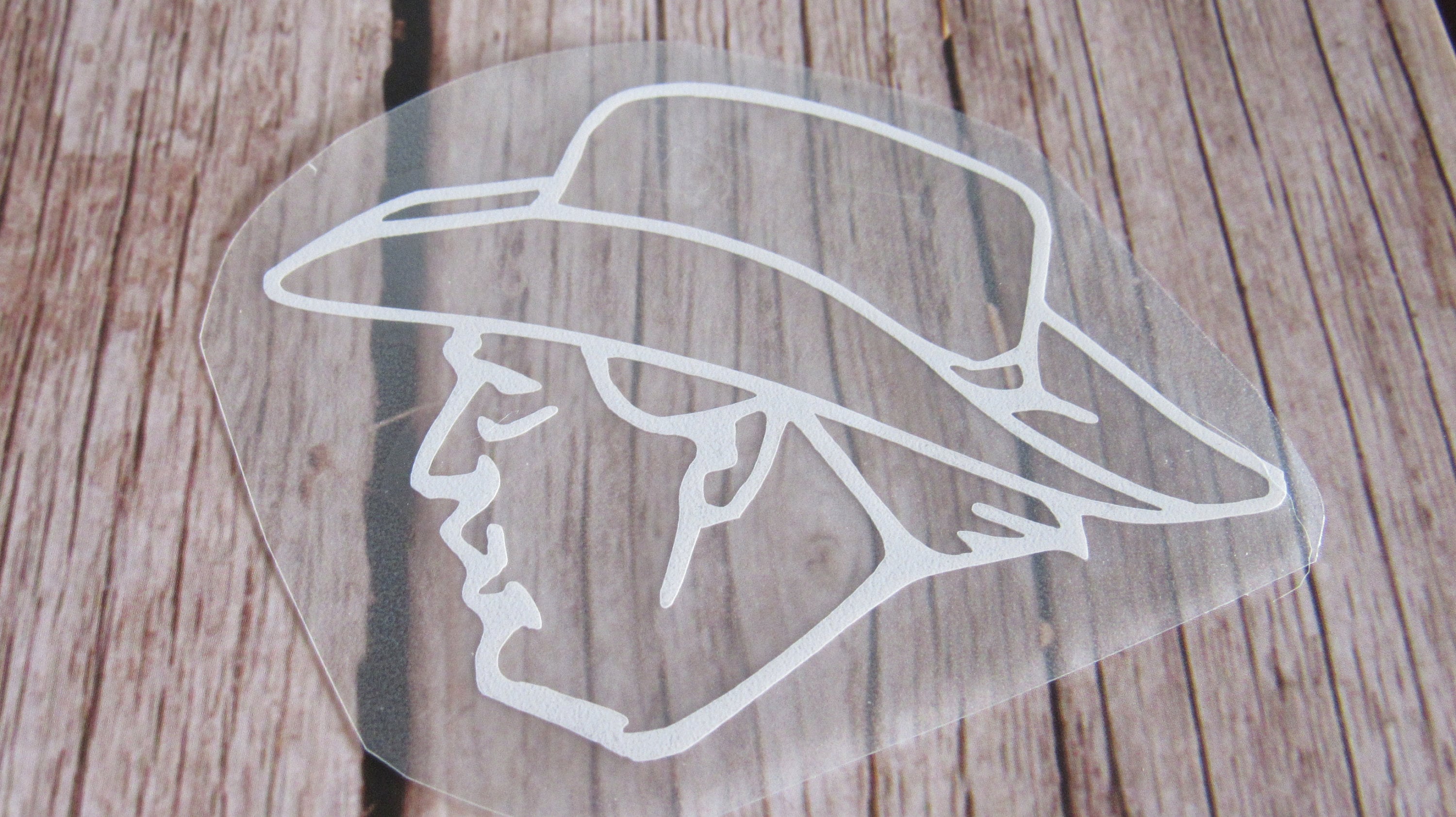Trump Cowboy Hat Decal, Permanent Vinyl, Window Decal, Car Decal - Etsy