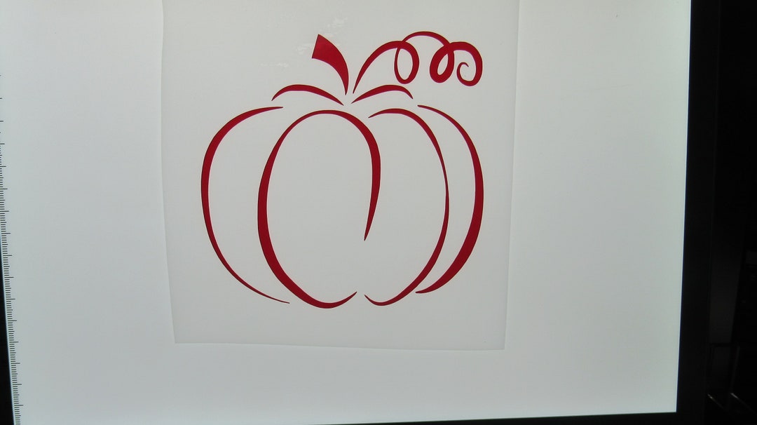 Pumpkin Decal, Permanent Vinyl, Window Decal, Car Decal - Etsy
