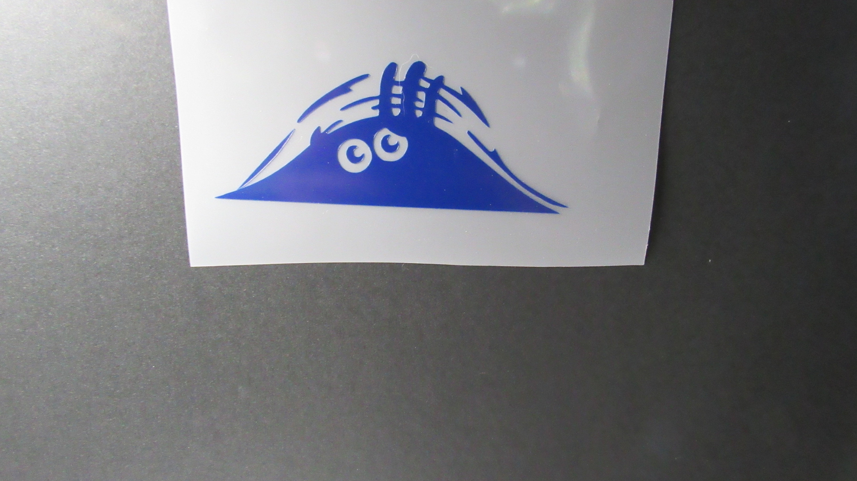Peeping Monster Decal, Permanent Vinyl Decal - Etsy