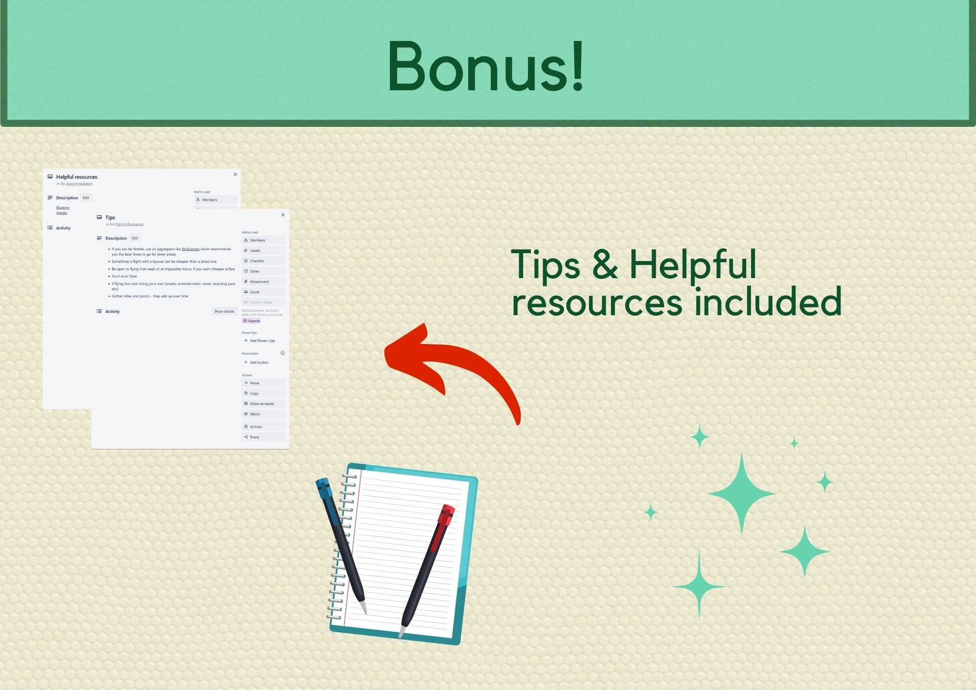 Travel Planner Trello Template - Etsy