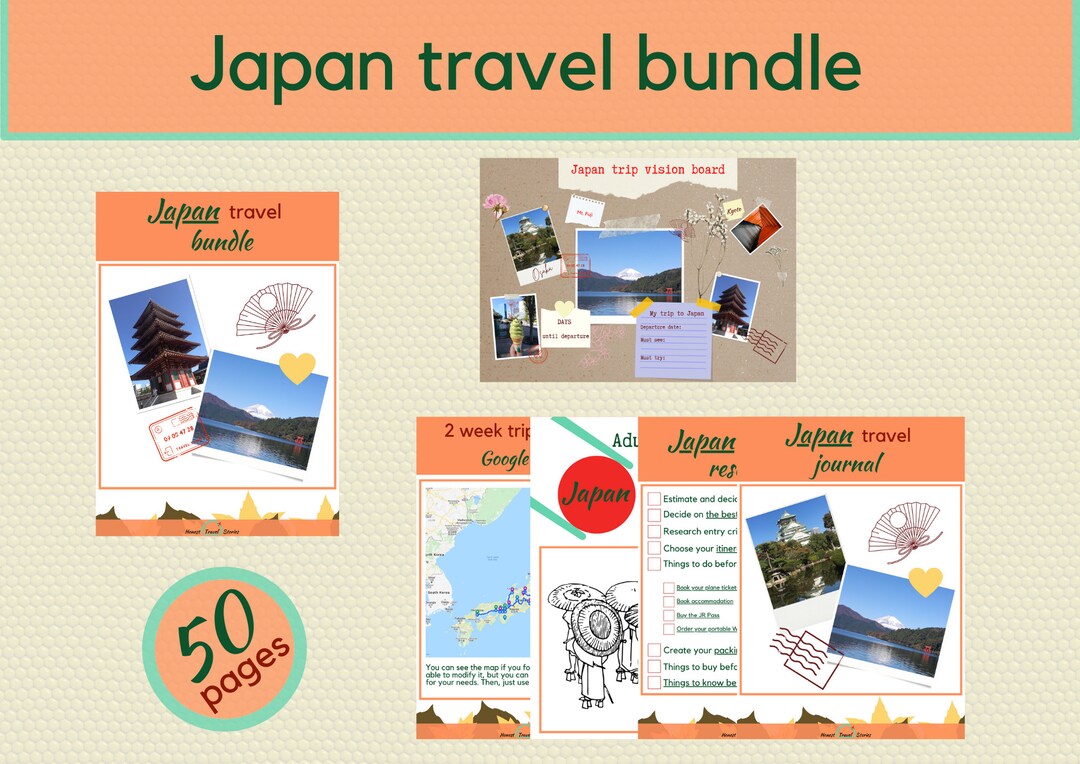 Printable Japan Travel Planner - Etsy