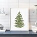 Christmas Winter Tree Print, Snowy Tree, Digital Download, PDF ...