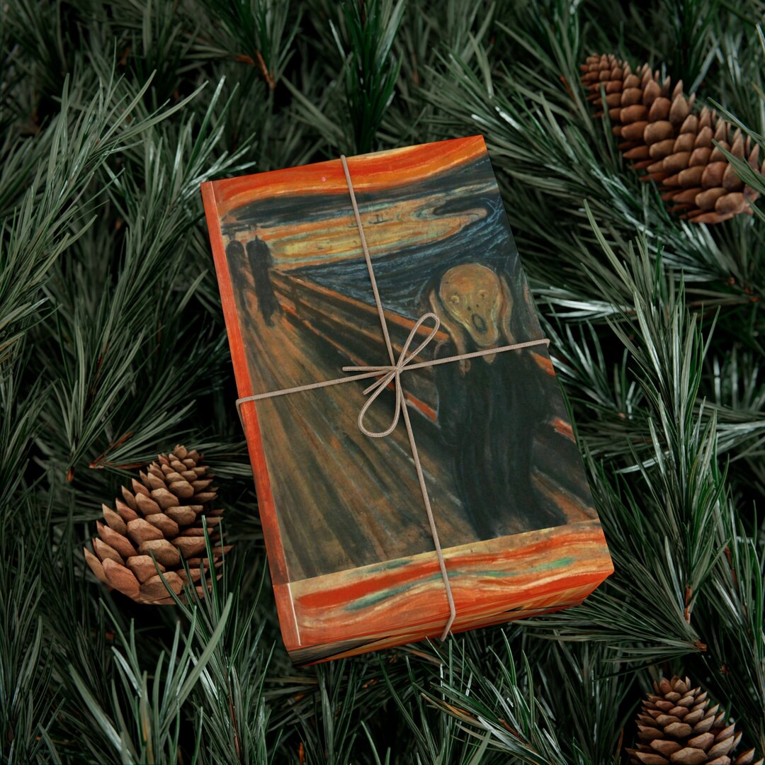 Gift Wrapping Papers the Scream 1893 by Edvard Munch Art - Etsy