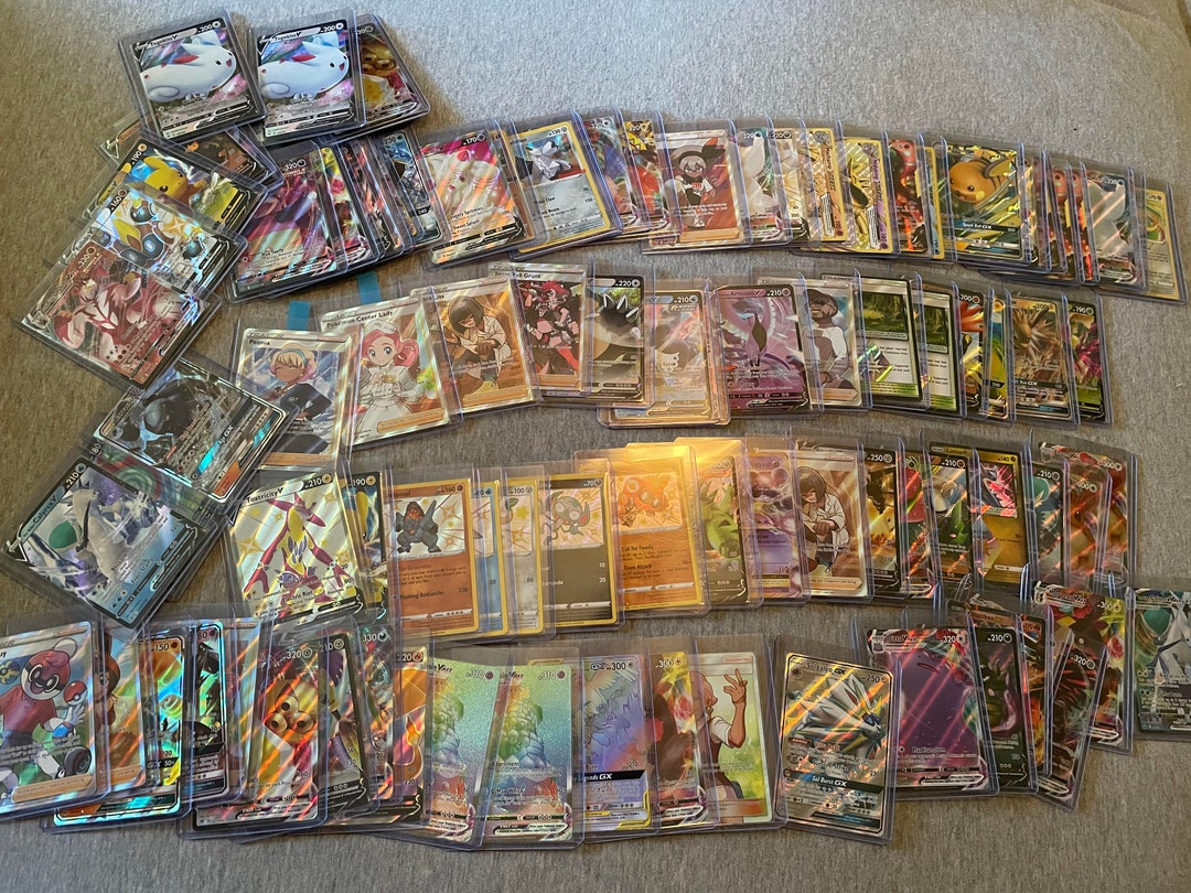 Amazing Pokemon Lot of 50 Cards Total - Etsy