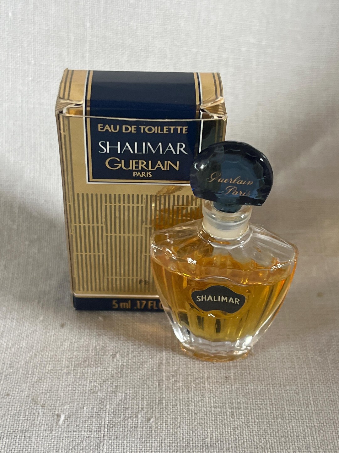 Vintage Guerlain Shalimar (1983) Miniature Eau De Toilette Parfum ...