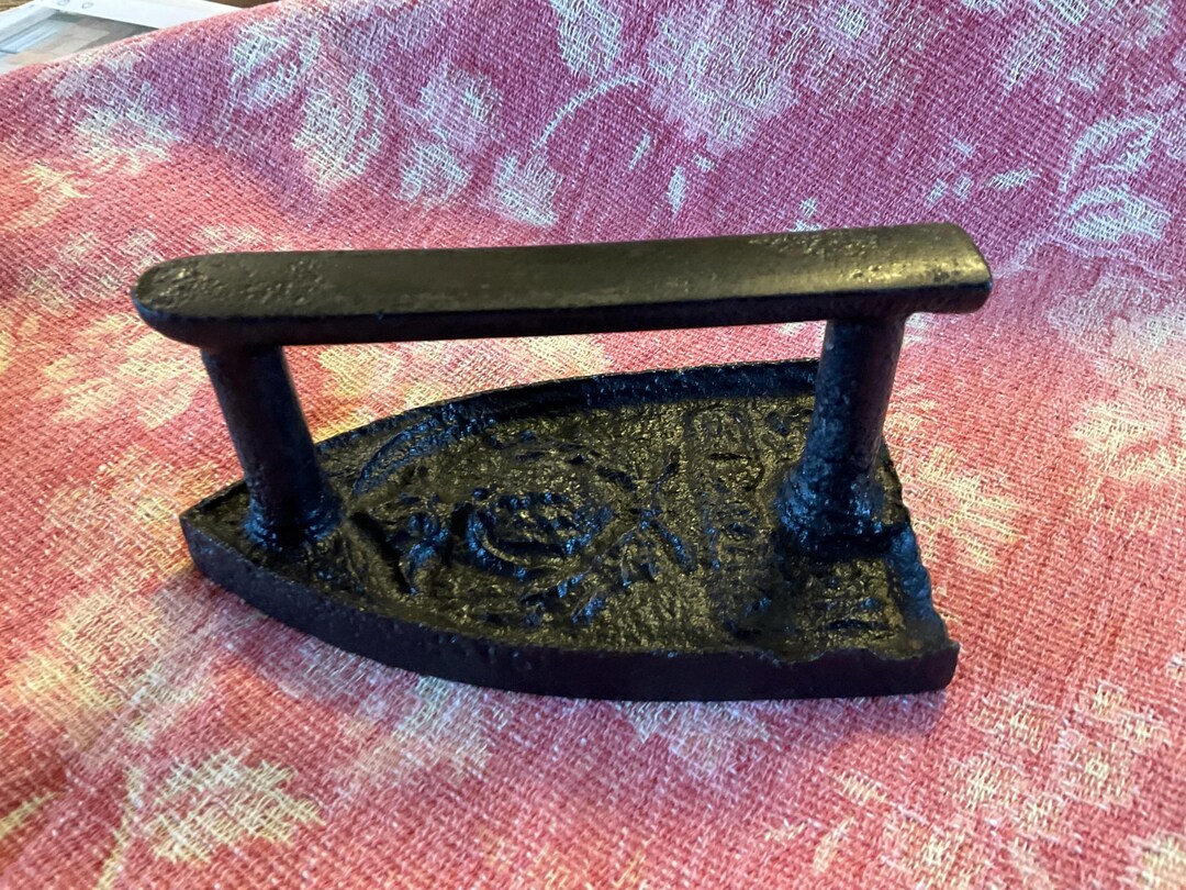 Antique French Decorative Cast Iron Flat Iron 19thc. - Etsy