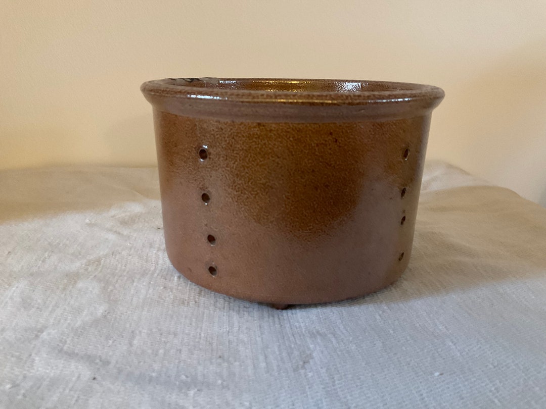 Antique French Large Salt Glazed Cheese Strainer Mold - Etsy