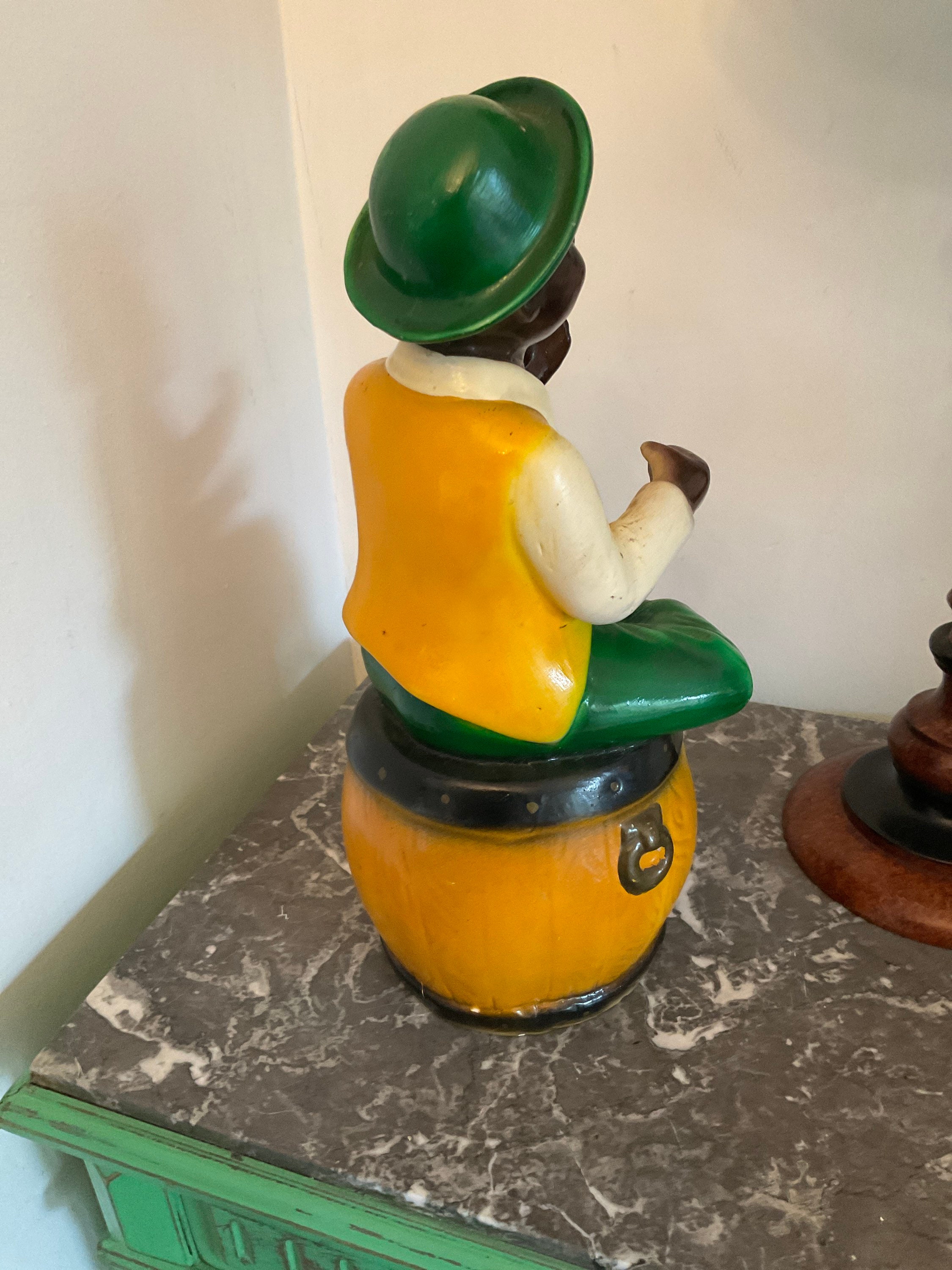 Vintage Man on a Barrel Beer Advertising Figure - Etsy