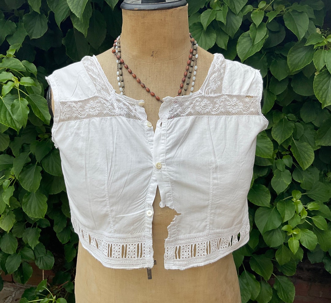 Antique French Handmade Lace Camisole - Etsy