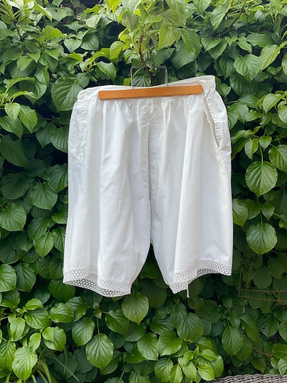 Antique lace bloomers, early 1900s victorian era pant… - Gem