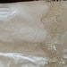Vintage French Large Metis Linen Hand Embroidered Monogram Dowry Sheet ...