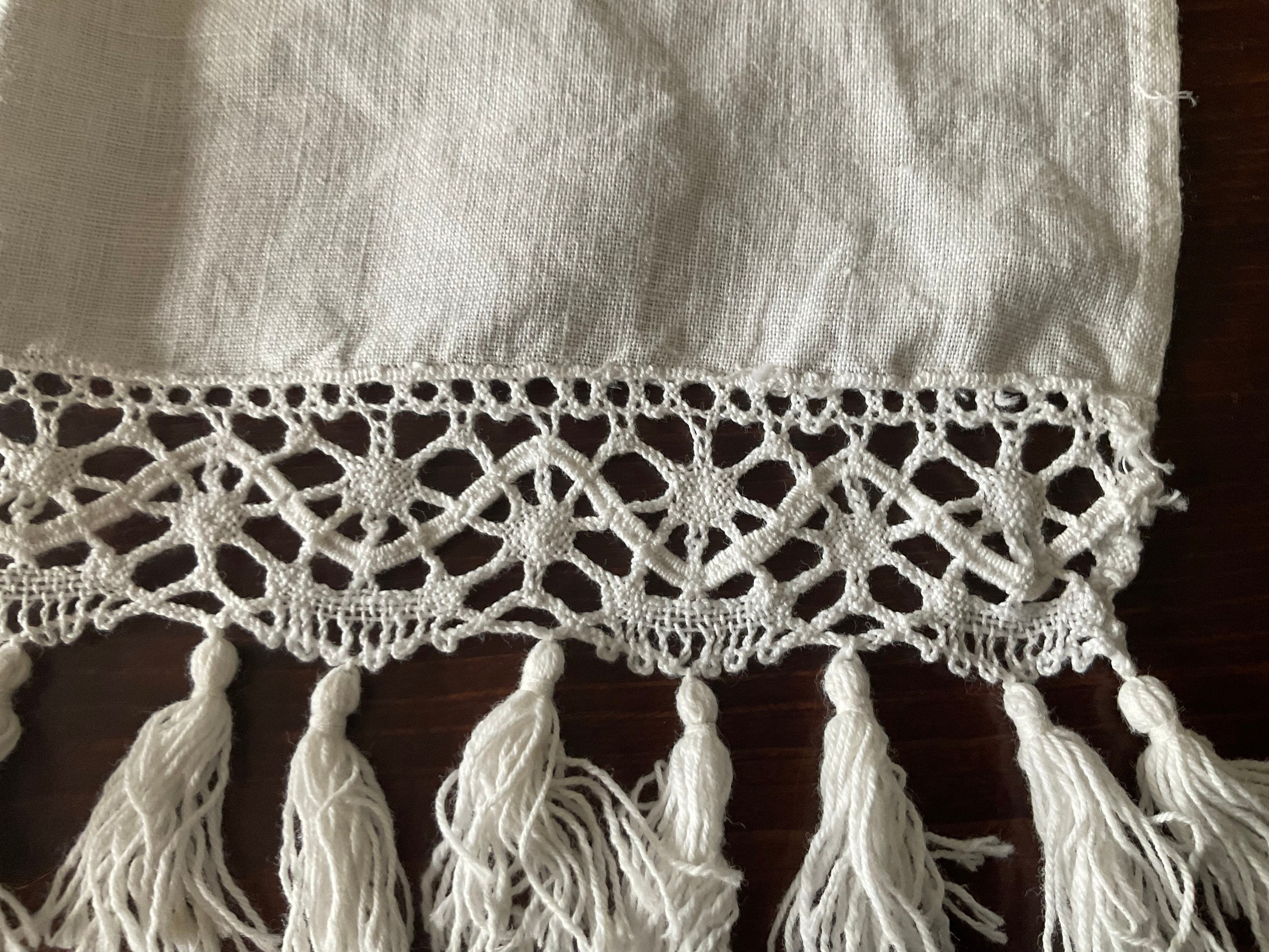Vintage French Linen Mantle Cover/shelf Runner - Etsy