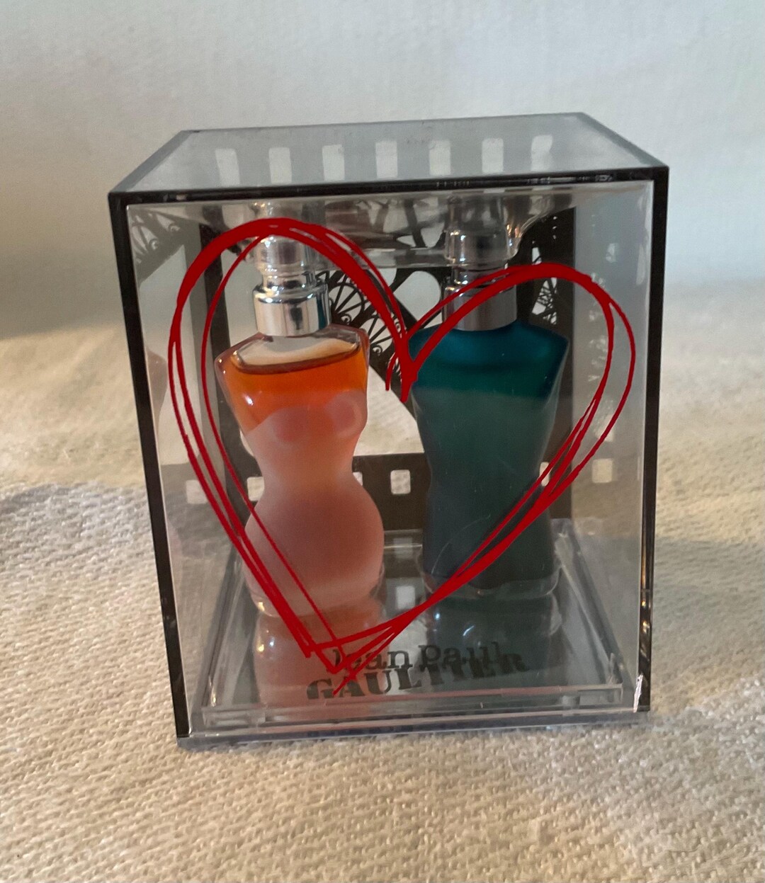 Jean Paul Gautier Duo Cube With Heart 2 X 5ml Miniatures,rare. - Etsy