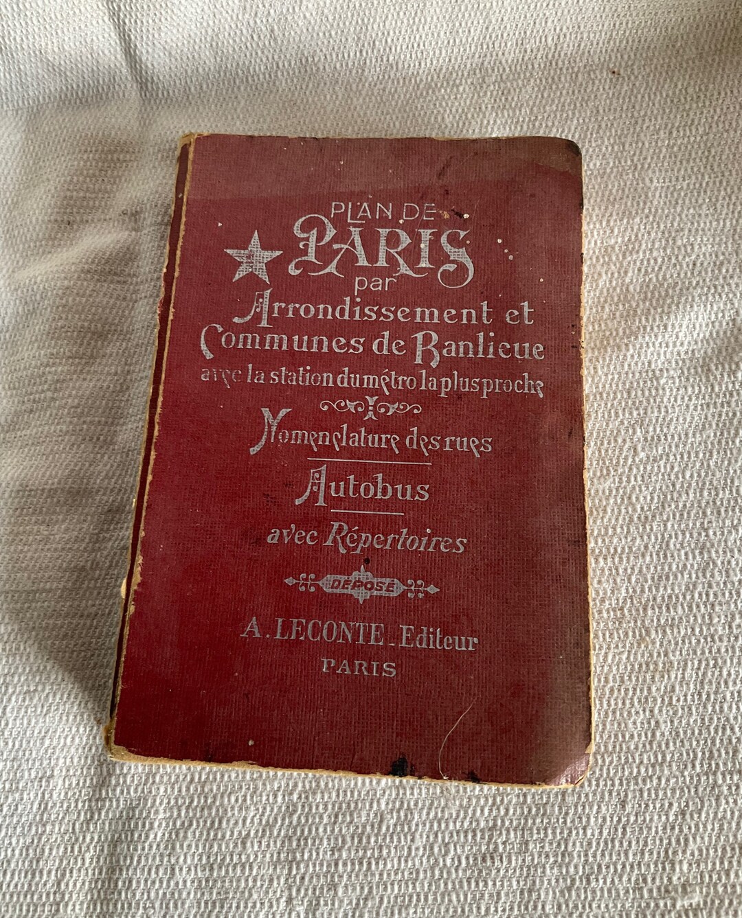 Super Vintage French Little Guidebook to Paris - Etsy