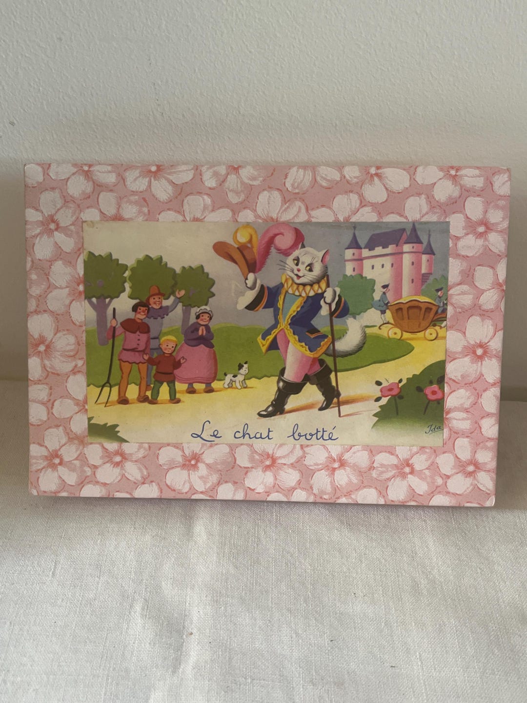 Vintage French Puss in Boots “le Chat Botte” Chocolate Box Absolutely ...