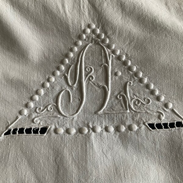 Antique Monogrammed Linens - Etsy