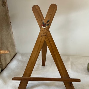 Charming Antique French Small Wood Easel From Nice Early 1900s - Etsy