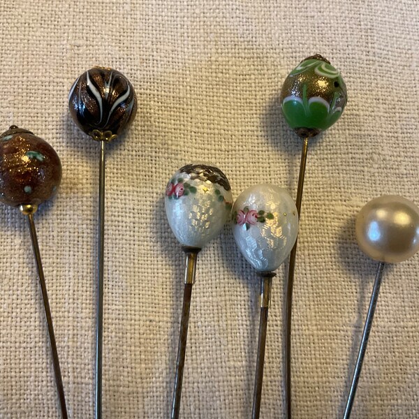 Antique Hat Pins - Etsy UK