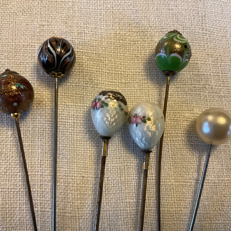 Antique Hat Pins - Etsy UK