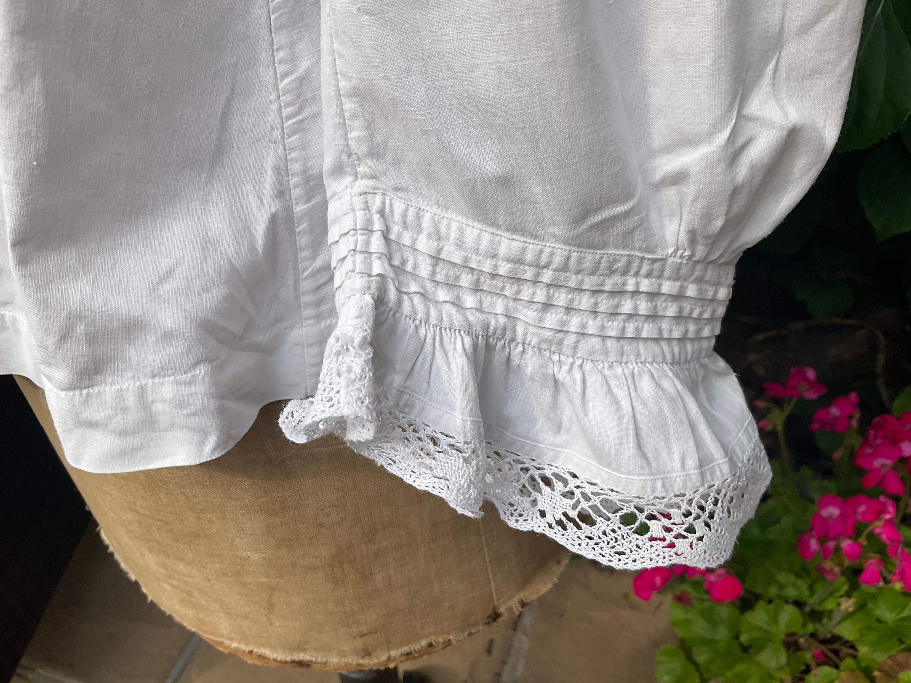 Stunning Antique French Embroidered Lace Blouse - Etsy