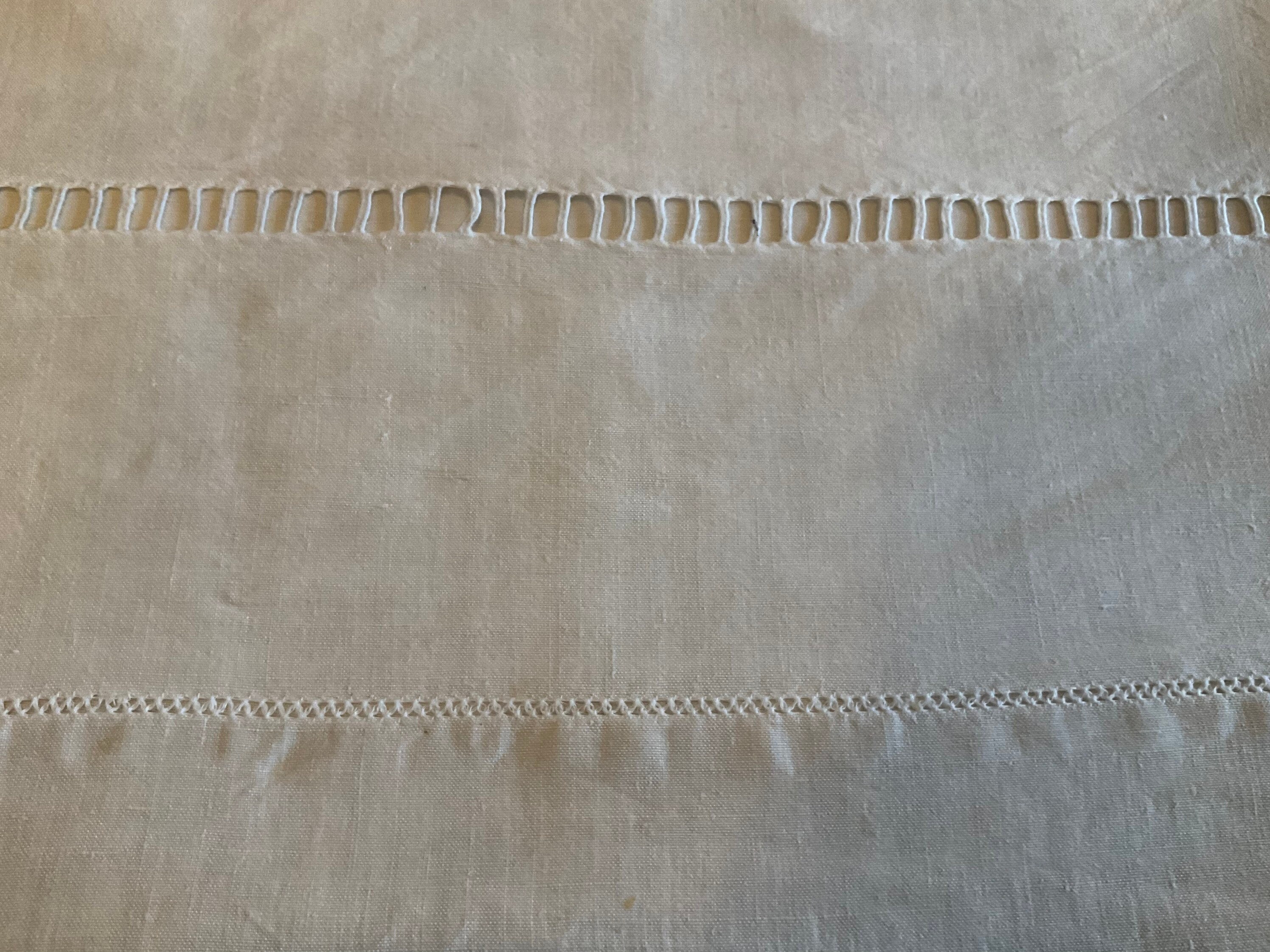 Fantastic Antique French Art Deco Linen Monogrammed Dowry Sheet - Etsy