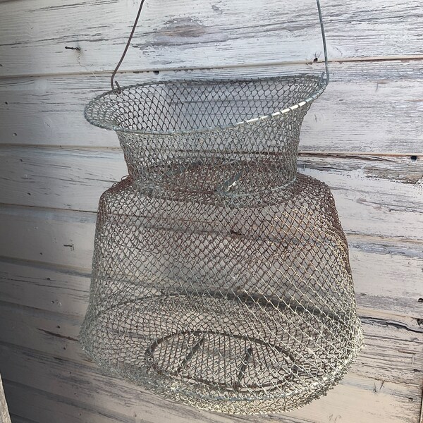 Metal Fishing Basket - Etsy