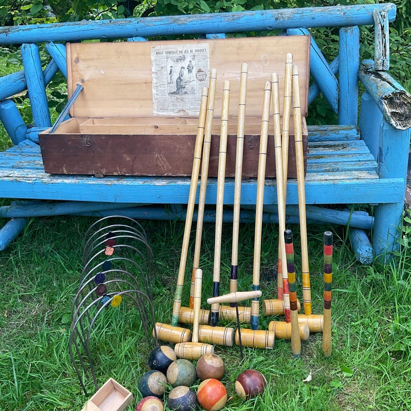 Croquet Set - Etsy UK