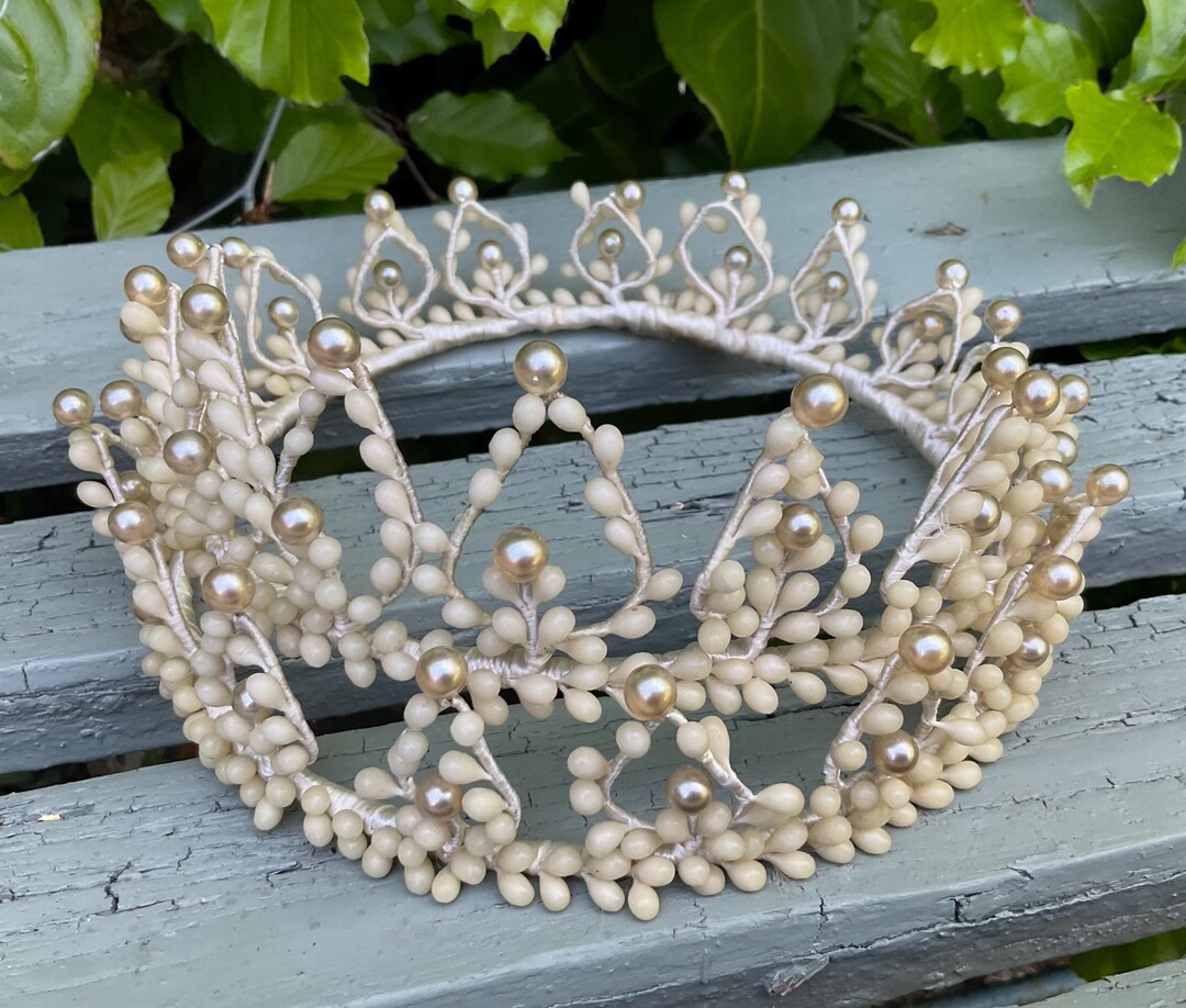 Stunning Antique French Wax Wedding Tiara and Corsage Circa 1900. - Etsy