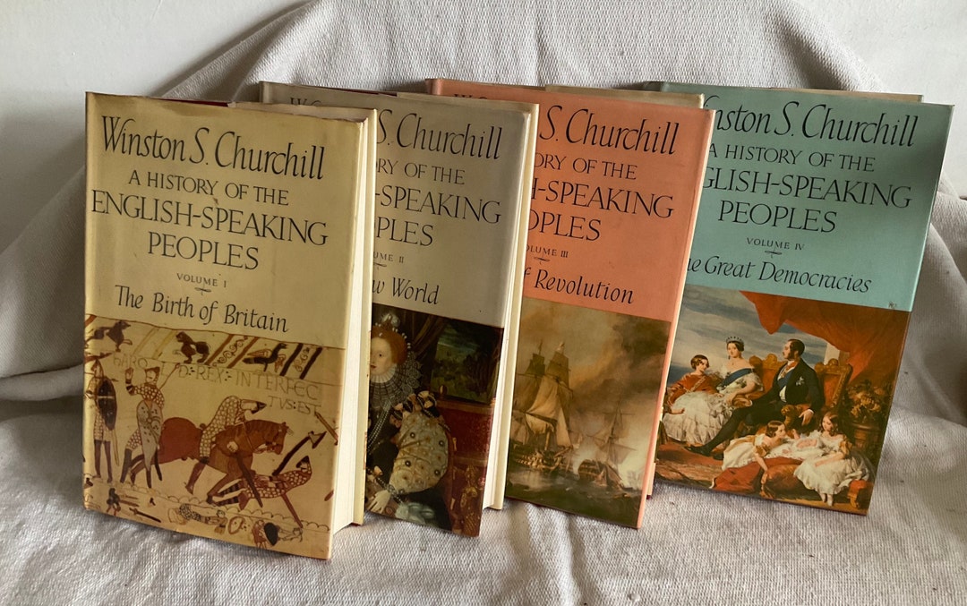 Four Volumes of Winston Churchill Books British History. - Etsy