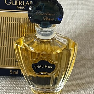 Vintage Guerlain Shalimar 1983 Miniature Eau De Toilette Parfum Bottle ...