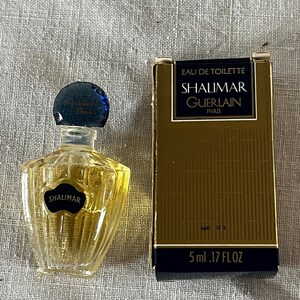 Vintage Guerlain Shalimar 1983 Miniature Eau De Toilette Parfum Bottle ...