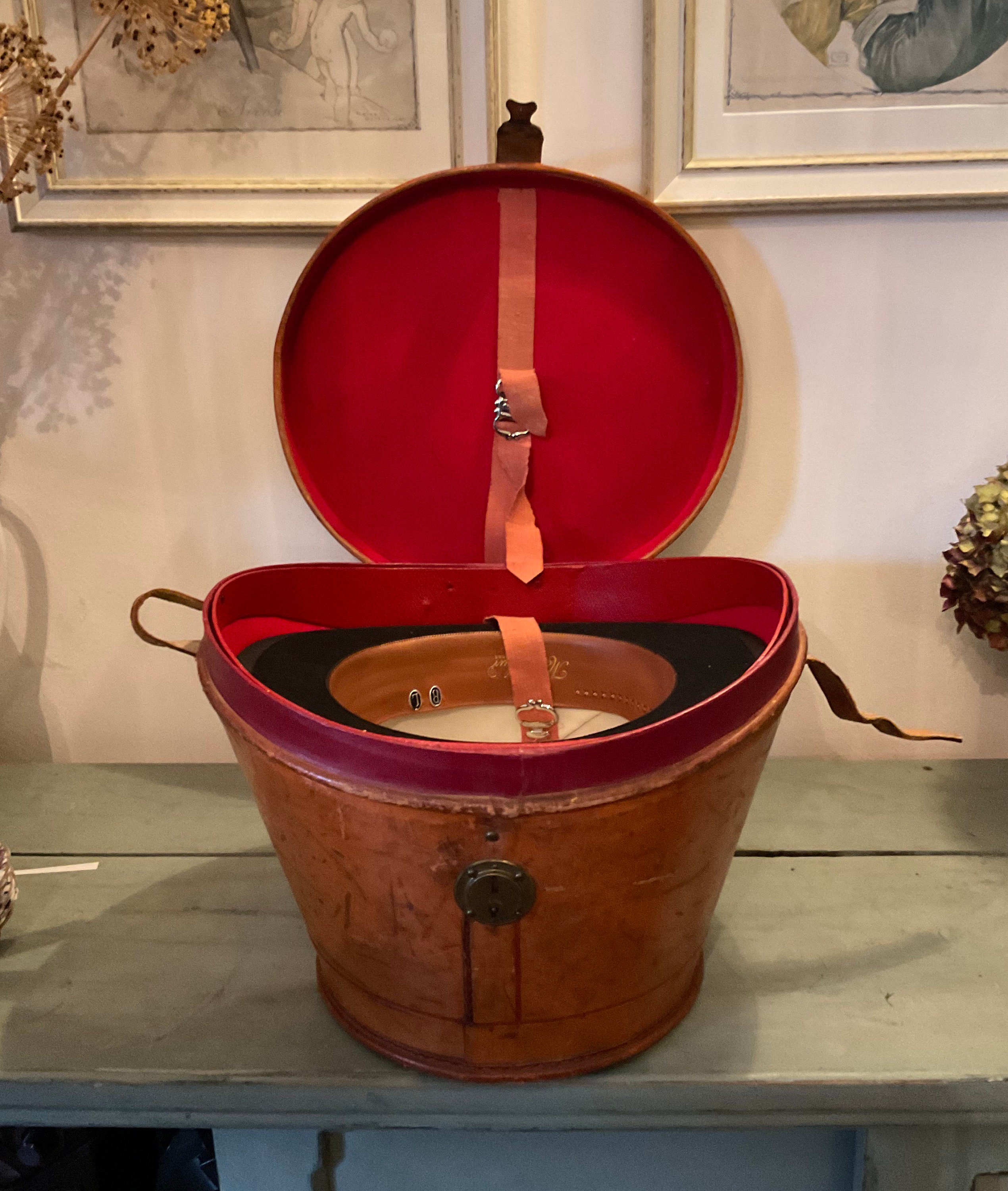 Superb Antique French Bowler Hat in Original Leather Case Early 1900s ...