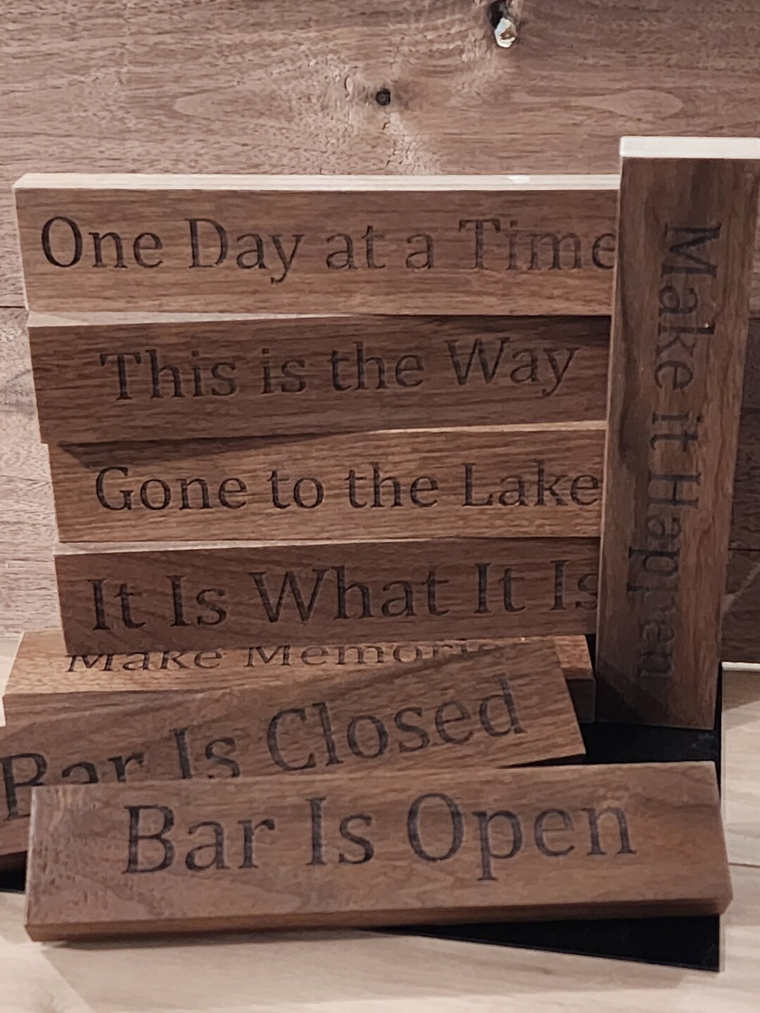 Free Standing Desktop/mantel Wood Signs - Etsy