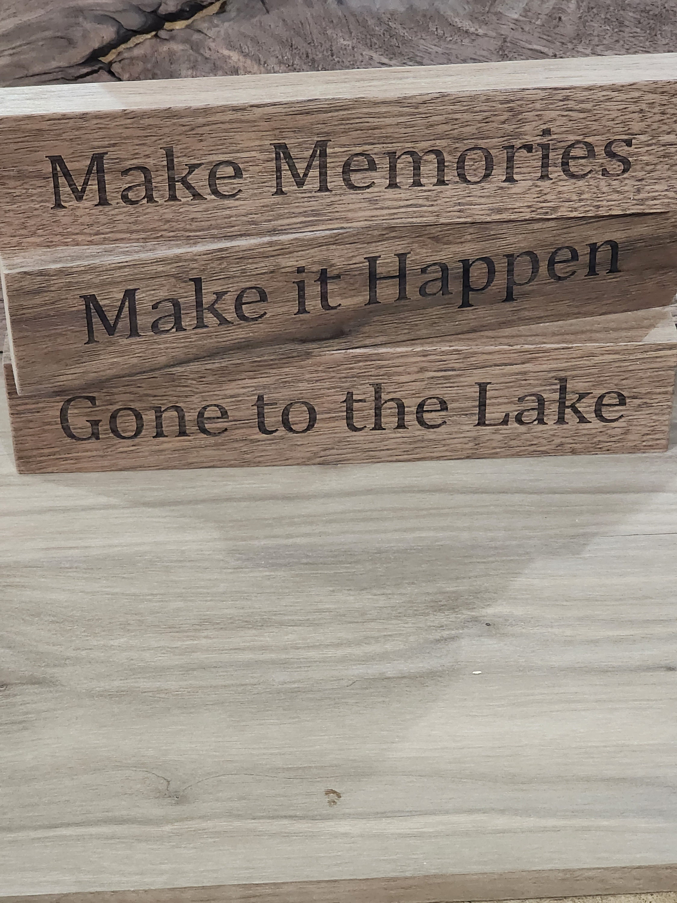 Free Standing Desktop/mantel Wood Signs - Etsy
