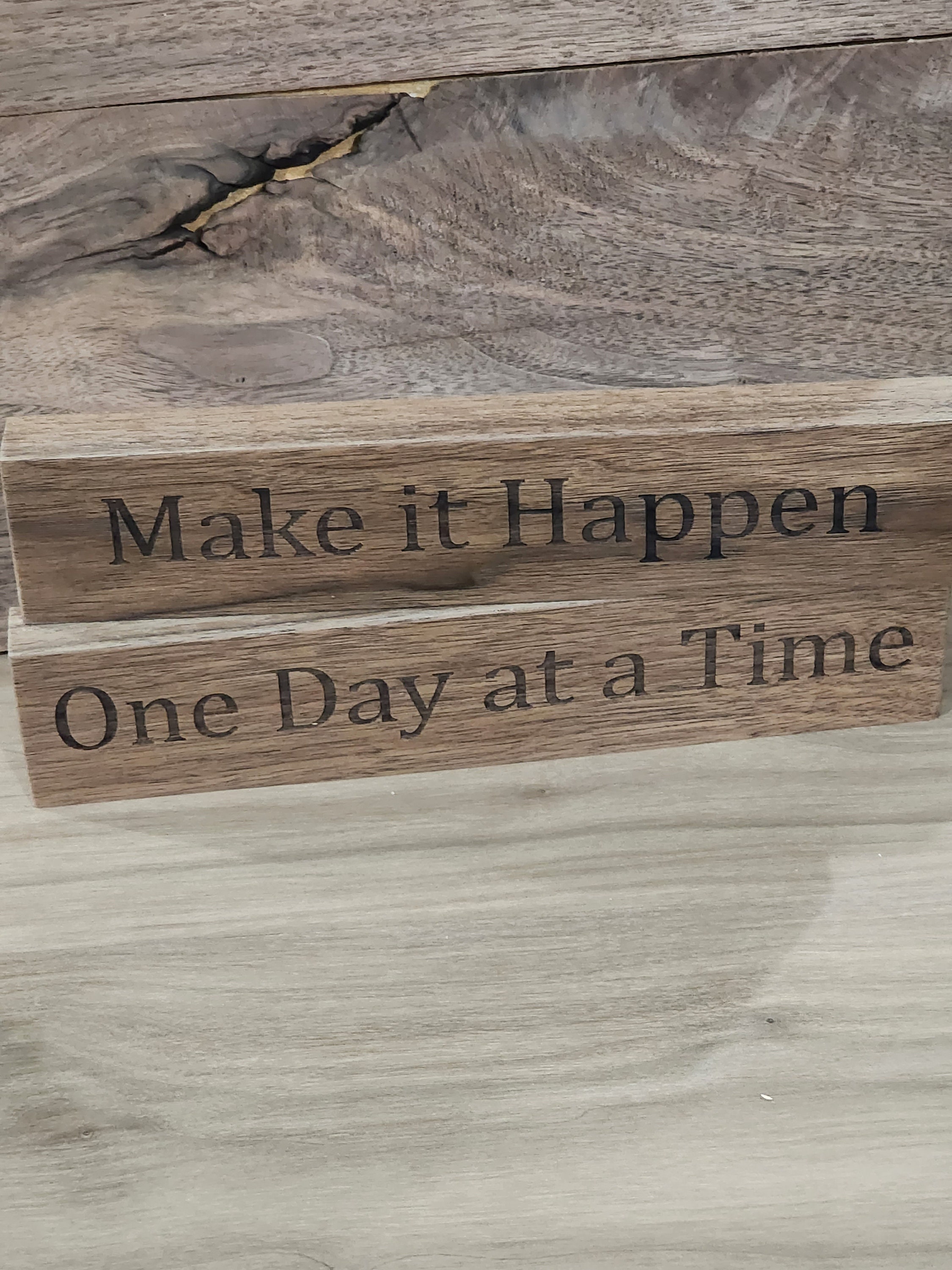 Free Standing Desktop/mantel Wood Signs - Etsy