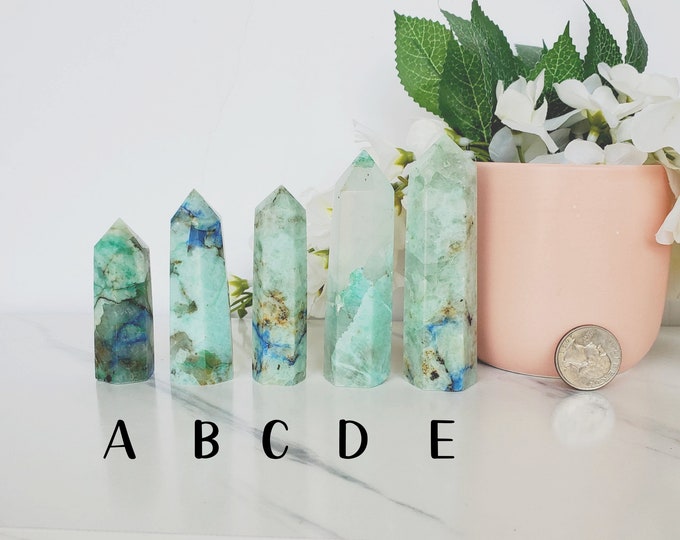 Phoenix X Lapis Lazuli Tower Points | High Grade Crystals, Blue and ...