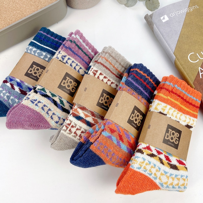 Nordic Socks Blue - Etsy UK