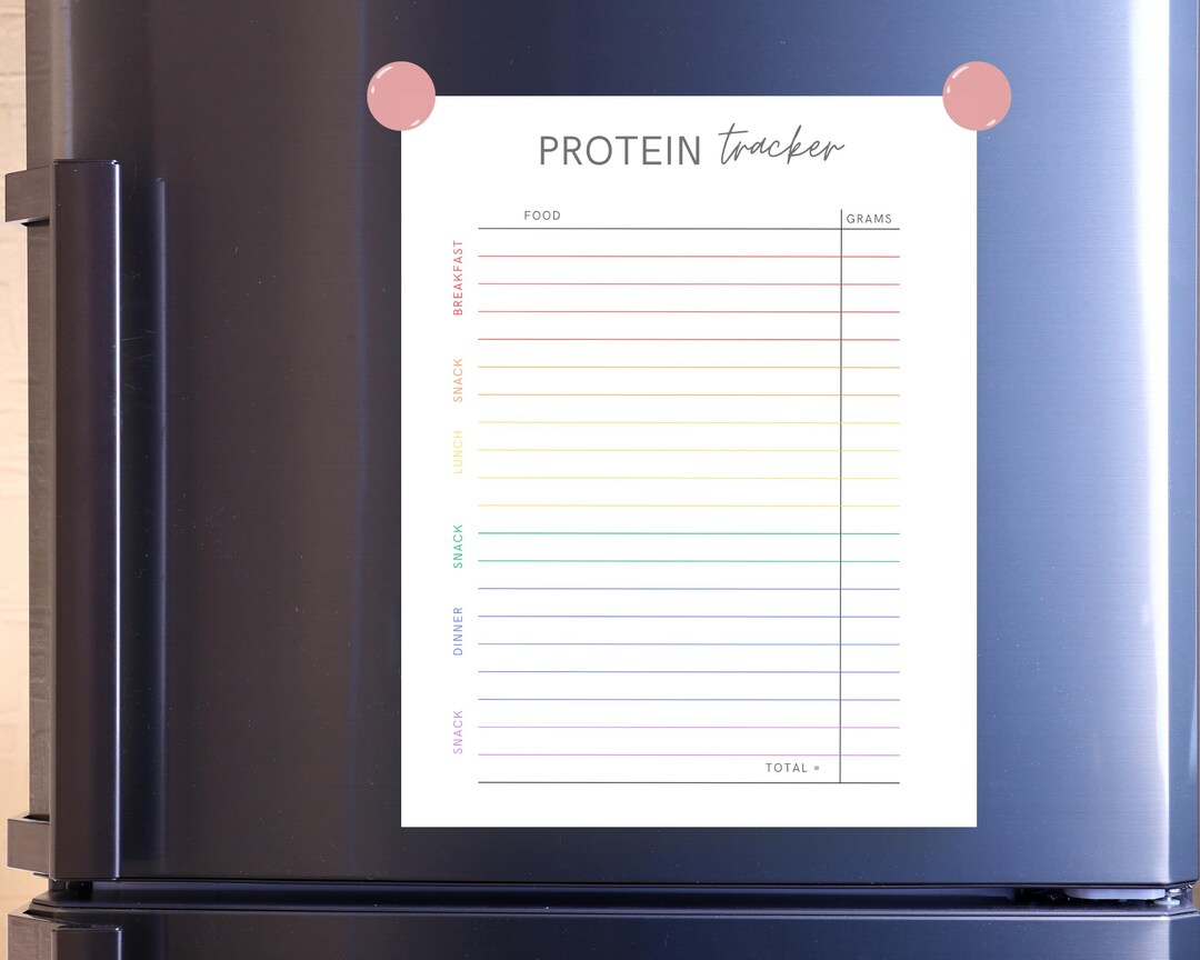 Protein Tracker | Simple Protein Tracker | Fitness and Diet Tracker ...